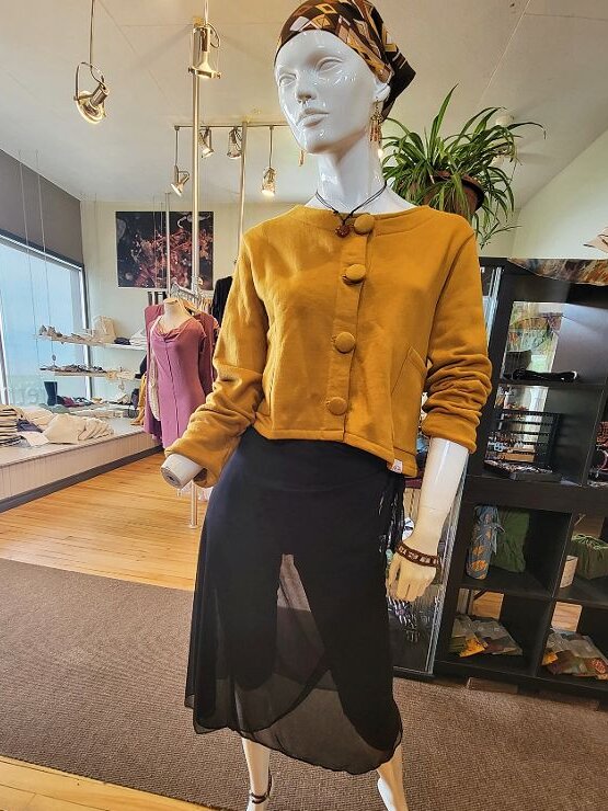 Frëtt Design | Jupe PÖRTE-FEUILLE transparente